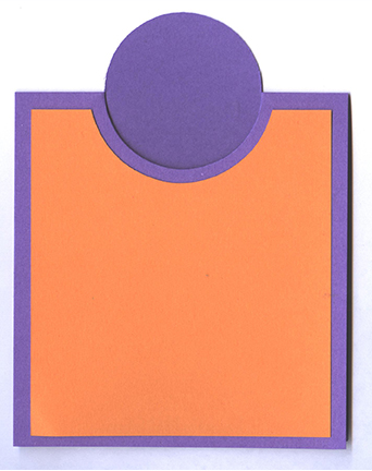 The Paper Cut: Bib Card Overlay Kit - 10 ct Grape Jelly/Orange Fizz