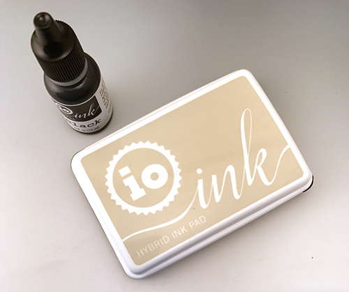 The Paper Cut: IO BEIGE Full Size Hybrid Ink Pad